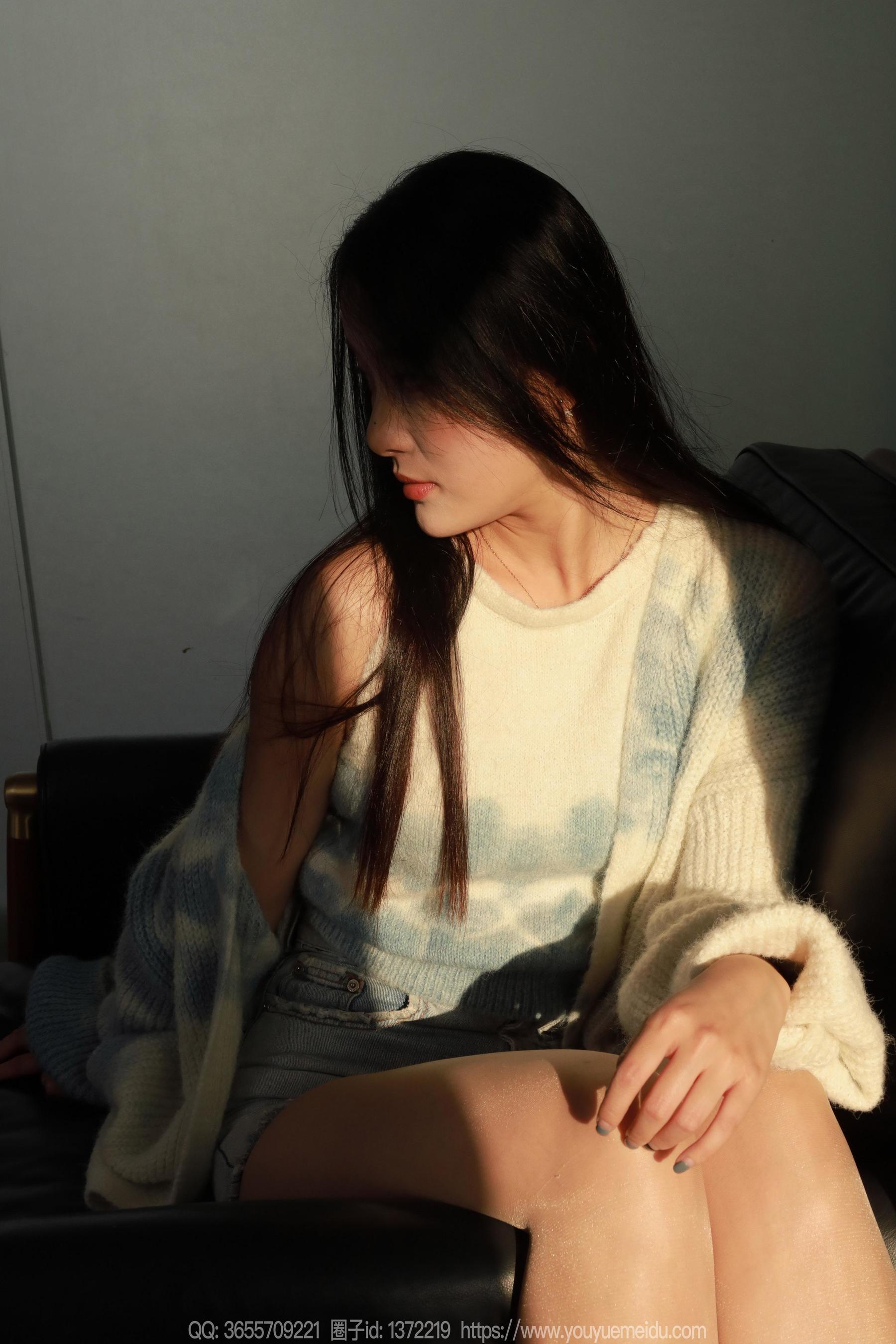 IESS异思趣向 - 模特： 婉萍 《蓝色毛衣（下）》/(89P)--美图316