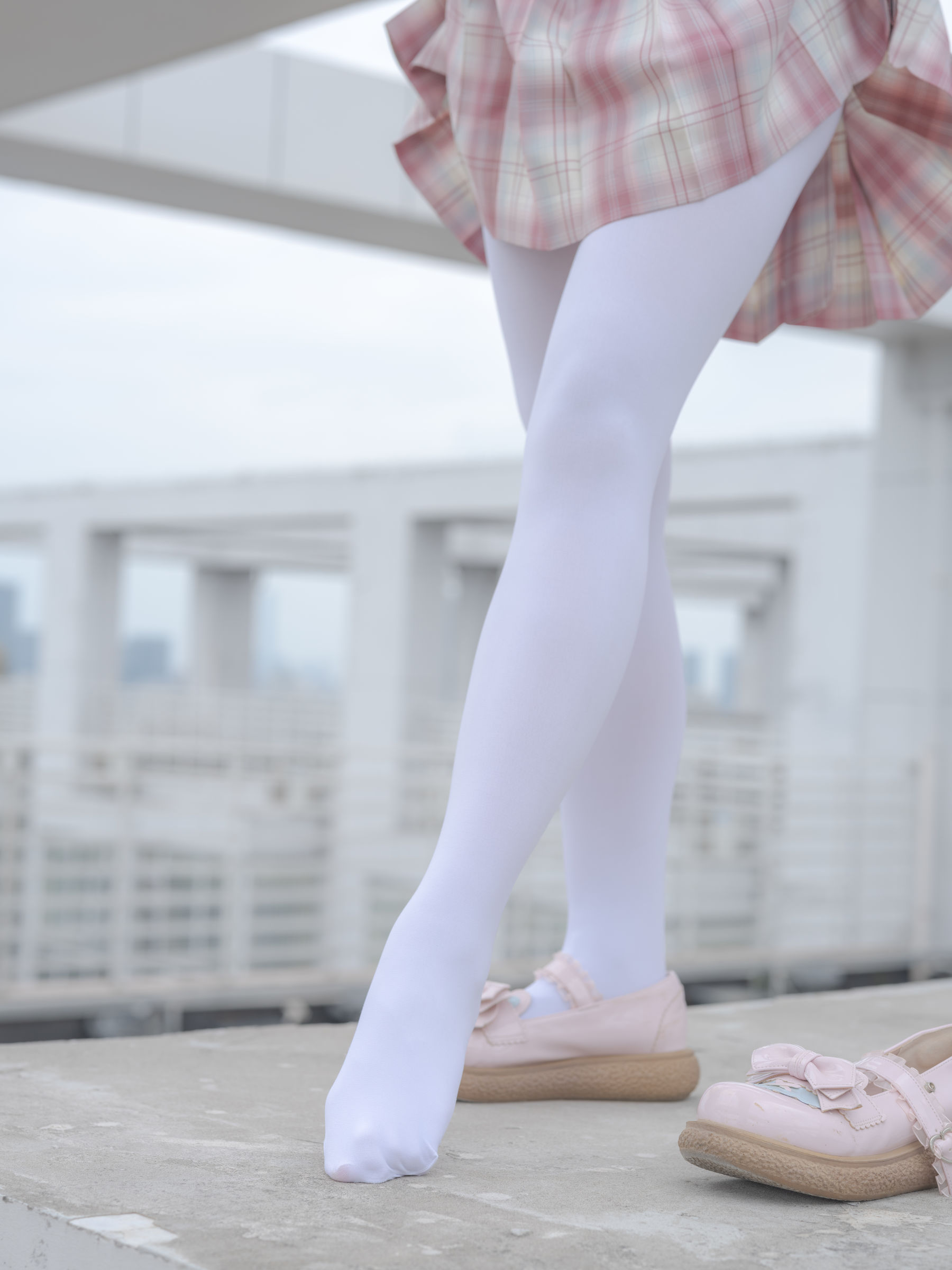 森萝财团写真 - 小圆 试拍 JKJK格子裙 80D/(64P)--美图316