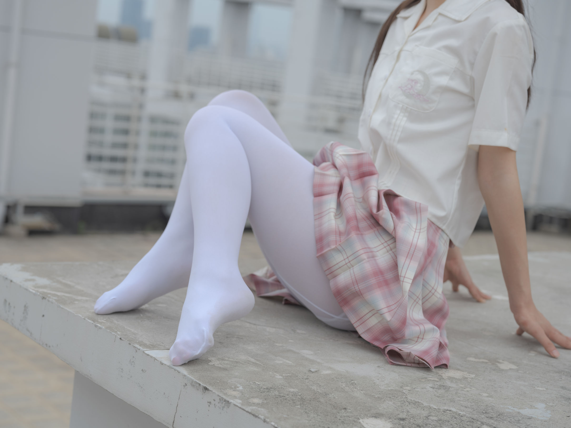 森萝财团写真 - 小圆 试拍 JKJK格子裙 80D/(64P)--美图316