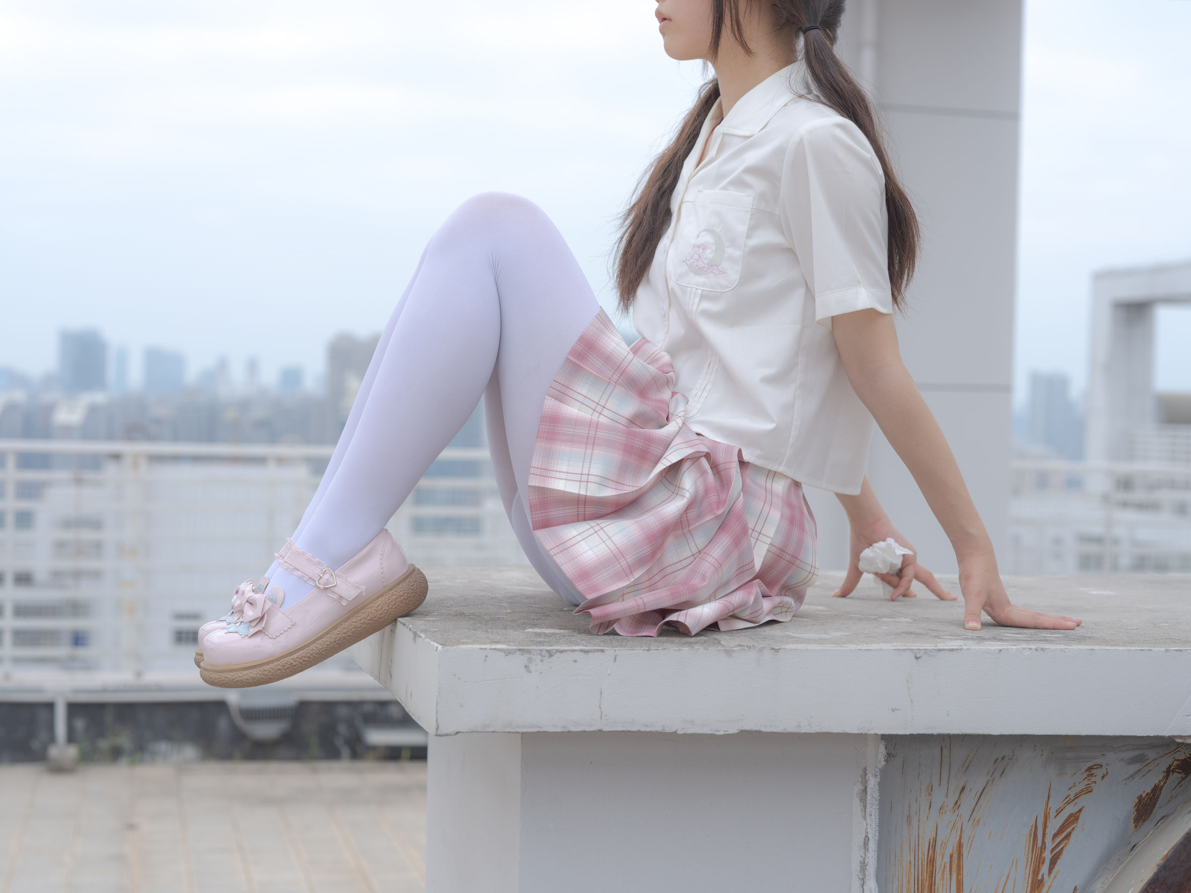 森萝财团写真 - 小圆 试拍 JKJK格子裙 80D/(64P)--美图316