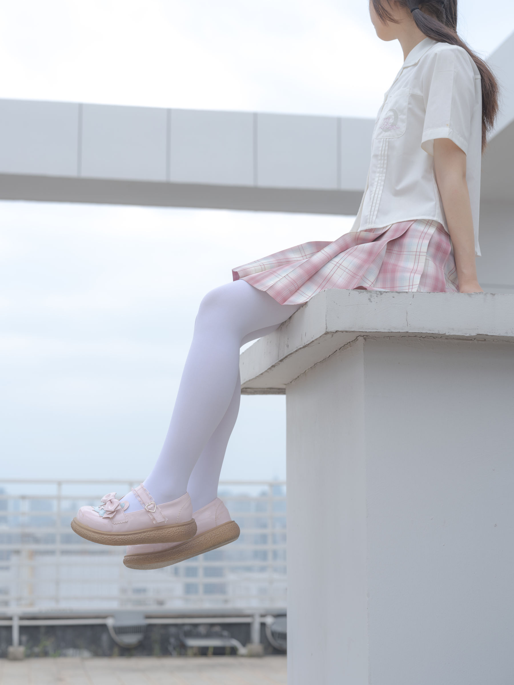 森萝财团写真 - 小圆 试拍 JKJK格子裙 80D/(64P)--美图316