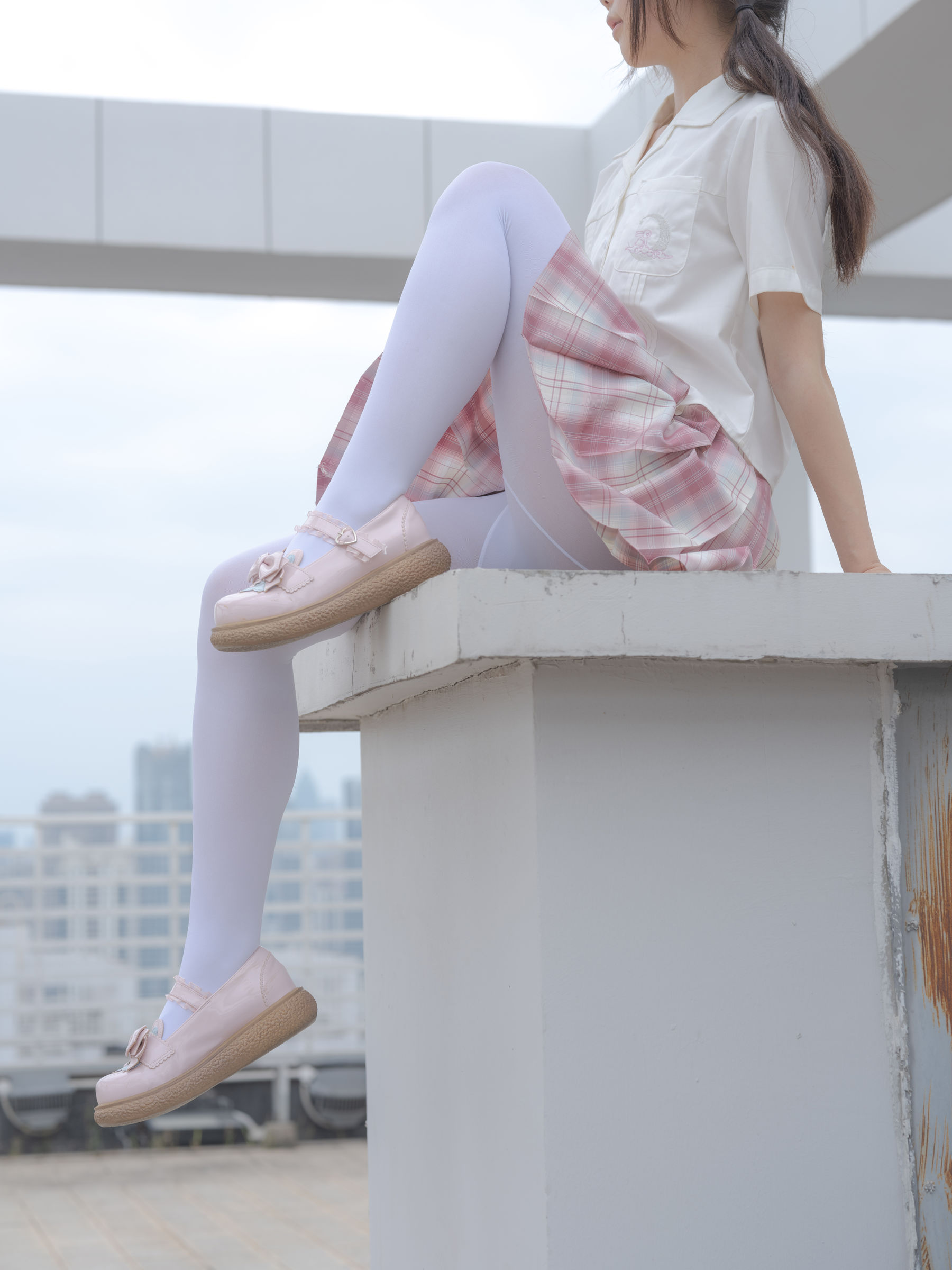 森萝财团写真 - 小圆 试拍 JKJK格子裙 80D/(64P)--美图316