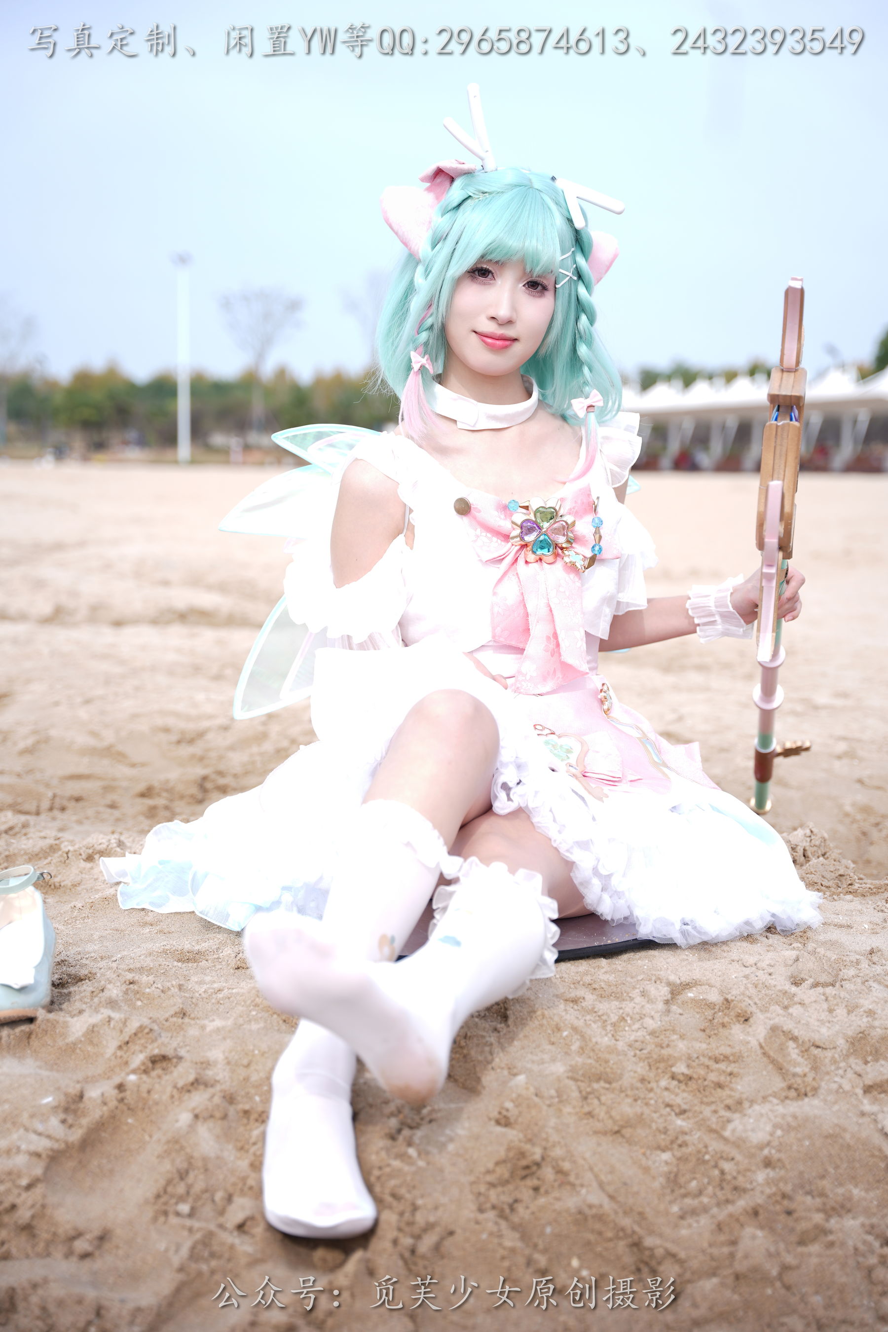 [觅芙少女] NO.306 小研 -瑶时之祈愿cos/(210P)--美图316