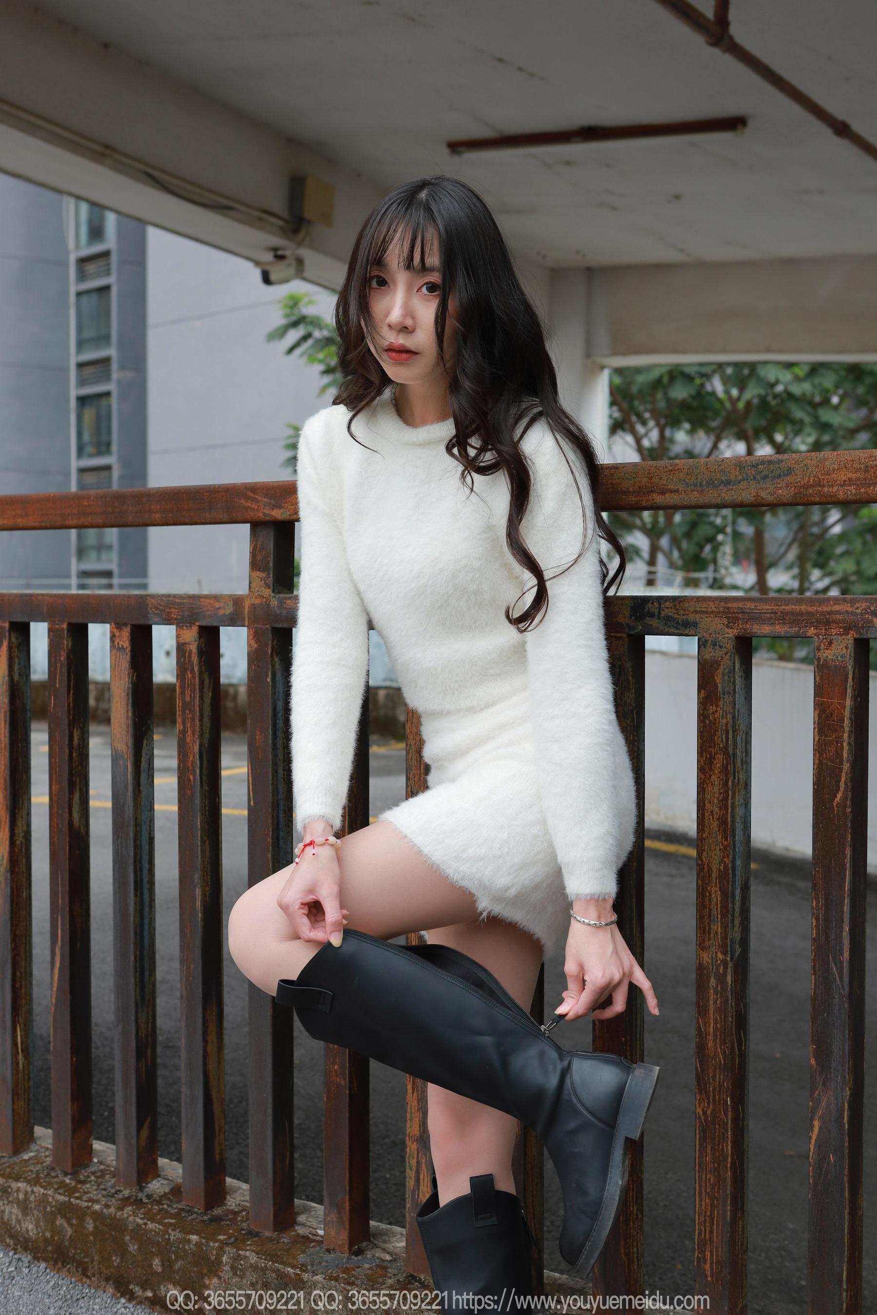 IESS异思趣向 - 模特： 团团 《长靴包臀裙（下）》/(82P)--美图316